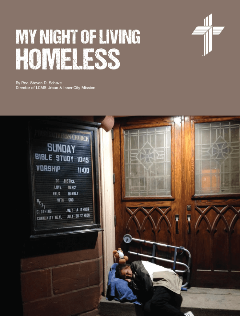 LCMS Urban & Inner-City Mission: ‘My Night of Living Homeless’