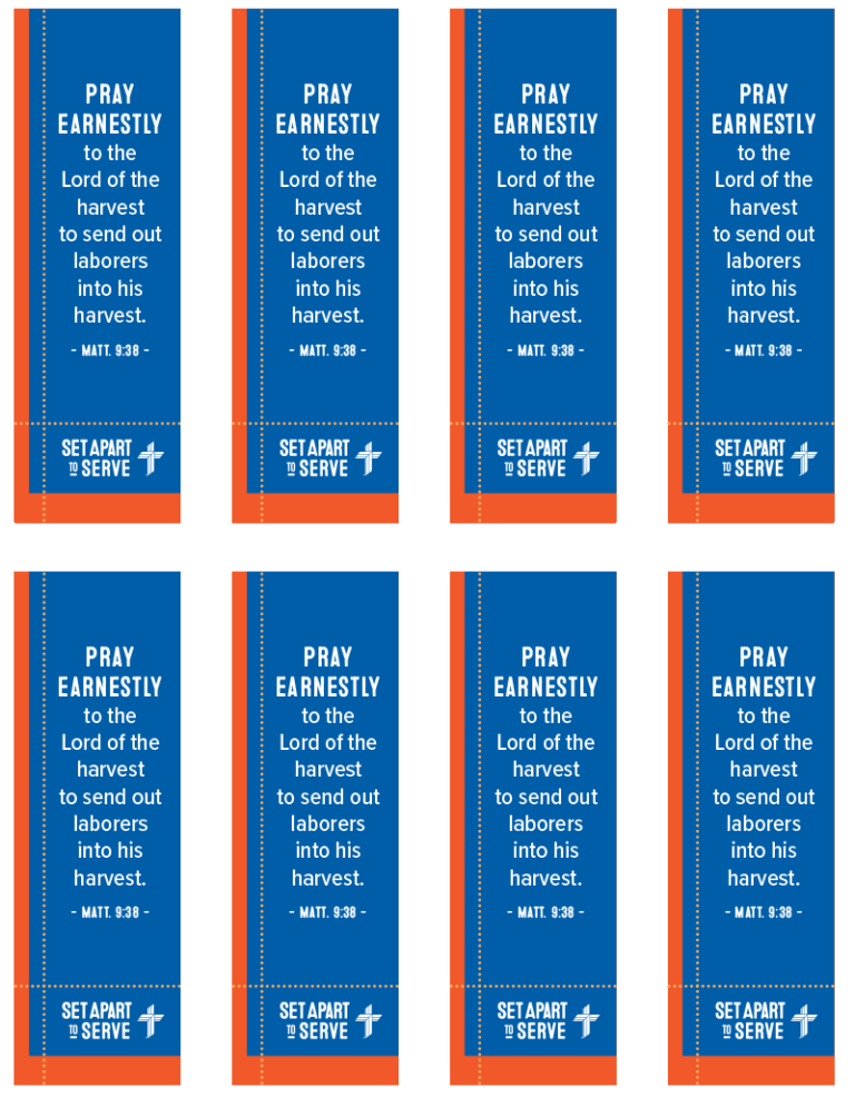 LCMS-Set-Apart-To-Serve-Prayer-Bookmark-1 - LCMS Resources